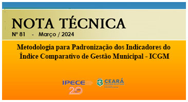 Ipece aprimora e padroniza cálculo do ICGM, lançado em 2018 - Instituto ...